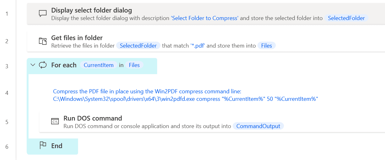 How To Compress PDFs Using Power Automate Desktop